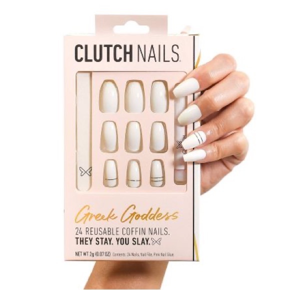 Skincare | Clutch Nails Press On Nails Greek Goddess 24ct | Poshmark